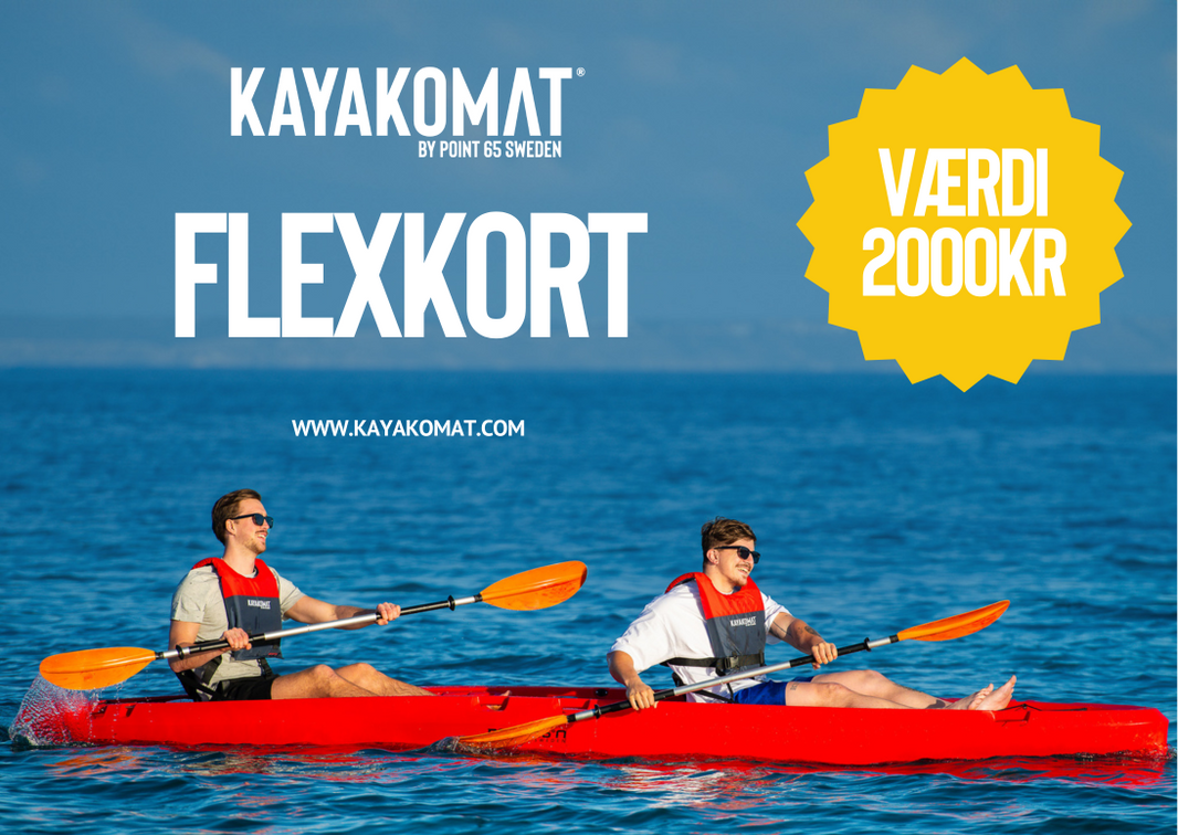 Flex card / gift card - Denmark – KAYAKOMAT Shop